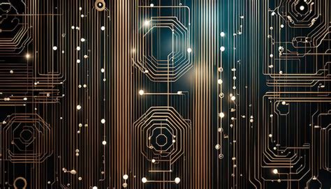 Tech Connectivity Patterns Premium Ai Generated Image