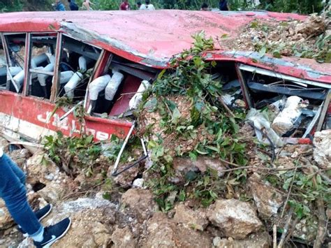 Itacloban Look Two Passenger Bus And A Utility Van Get