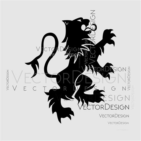 Löwe v Grafik SVG Dxf EPS Png Cdr Ai Pdf Vektor Kunst Clipart sofortiger Download Digital Cut