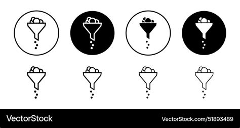 Extraction Icon Set Collection Extraction Outline Vector Image