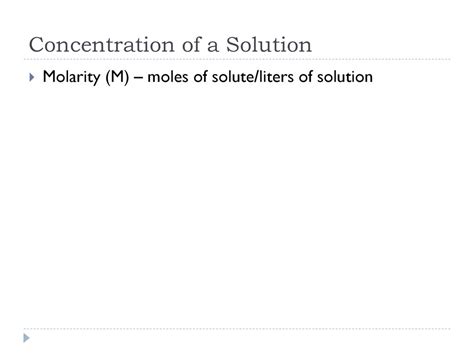 Intro to Solutions Molarity Calculations - ppt download