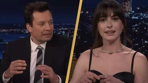 Jimmy Fallon Praised For Quick Thinking Response After Anne Hathaway