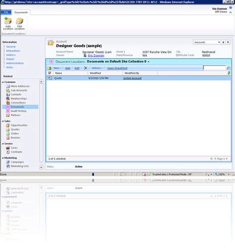 New Out Of The Box Crm 2011 Integration With Sharepoint 2010 Simple Slick And Easy Crm
