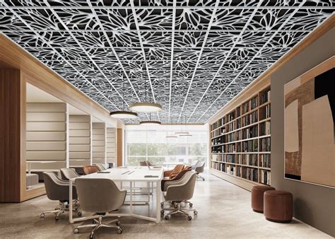 Castworks Metaphors Botanical Ceilings Rendering Armstrong Ceiling