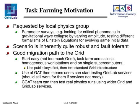 ppt gridlab wp2 cgat cactus grid application toolkit powerpoint