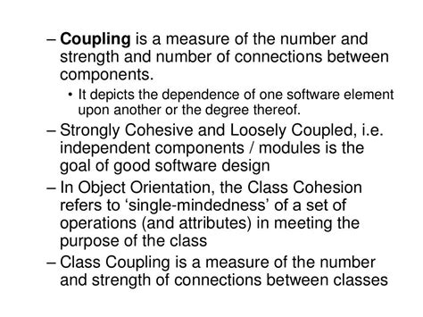 Cohesion And Coupling In Software Engineering Ppt Oursno