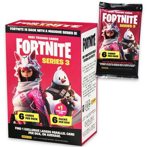 2021 Panini Fortnite Series 3 Trading Card Blaster Box Walmart