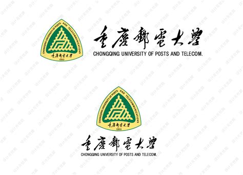 重庆邮电大学校徽logo矢量标志素材 设计无忧网