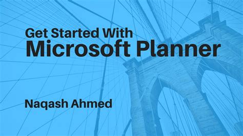 Get Started With Microsoft Planner Youtube