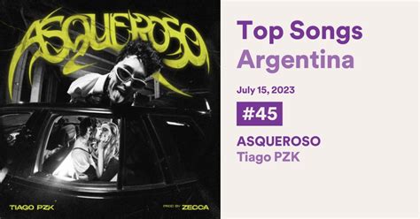 TIAGO PZK NEWS On Twitter ASQUEROSO Spotify Update 45 Argentina