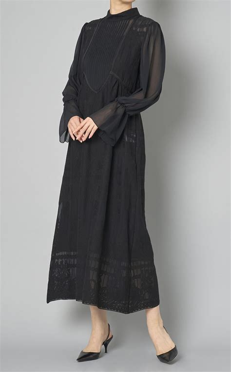 Jill Stuart｜シフォンエンブロイダリーワンピース