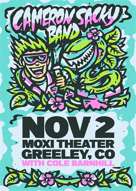 Cameron Sacky Band Cole Barnhill Tickets At Moxi Theater In Greeley By Bandwagon Presents Tixr