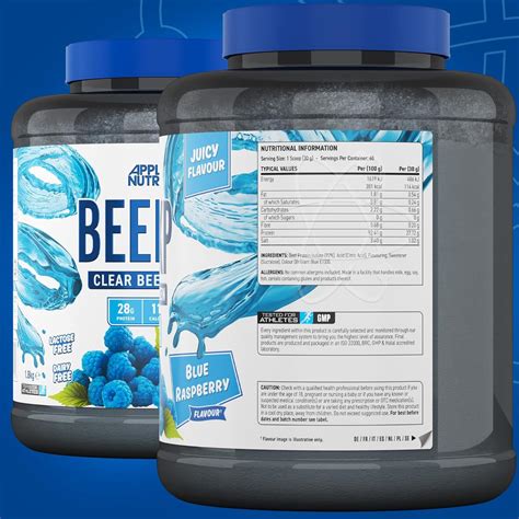 Applied Nutrition Beef Xp Clear Hydrolysed Beef Protein Isolate Fruit