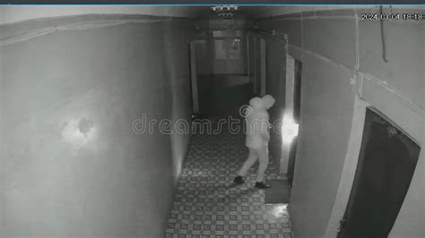 security surveillance multi camera setup in office and warehouse stock