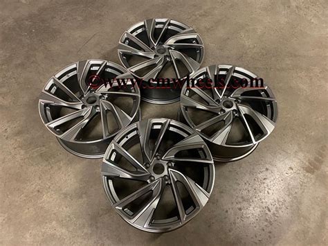 VW Golf GTi Adelaide Style Wheels Gun Metal Machined CMWheels