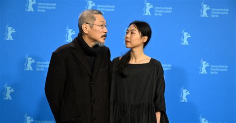 만삭 김민희 아기 품고 출국…홍상수와 베를린영화제 동행