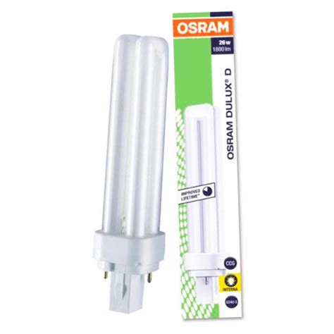 Lâmpada Dulux D 26W Amarela 827 2 Pinos Osram Ligação Home Center