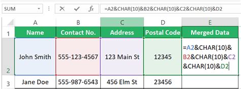 How To Insert Line Breaks Correctly In Excel Formulas Spreadsheeto
