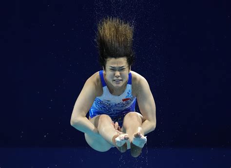 China Goes 1 2 In Prelims Of Women S Springboard Diving AP News