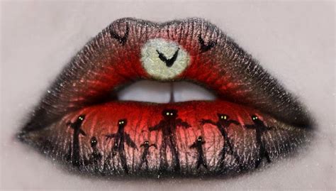 Halloween Crazy Lipstick Lipstick Designs Lipstick Art