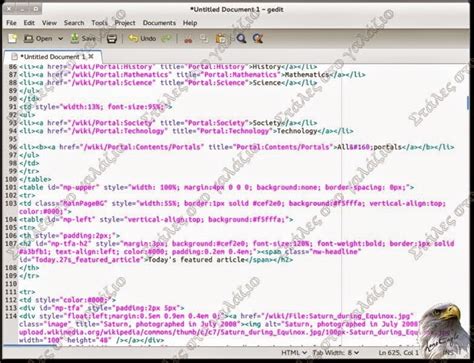 Gedit Free Html Editor Στάλες στο γαλάζιο