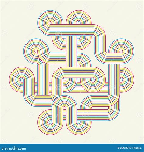 Abstract Intricacy Labyrinth Maze Monochromatic Geometric Background