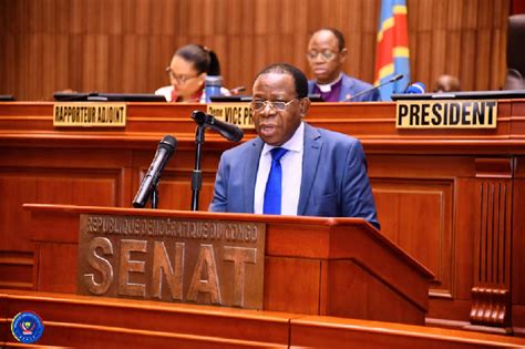 Rdc Le Président Du Senat Affirme Que Le Président De La République