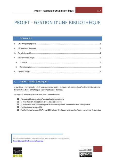 Projet Gestion d une bibliothÈque