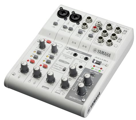 Микшерный пульт Yamaha Ag06 Mk2 W купить в Москве и Санкт Петербурге