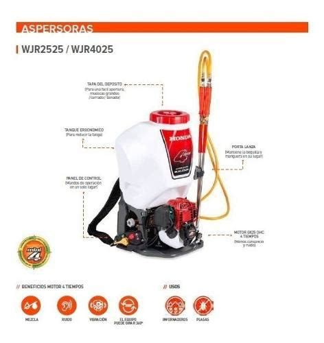 Aspersora honda original wjr gx cc litros en México Clasf casa y jardin