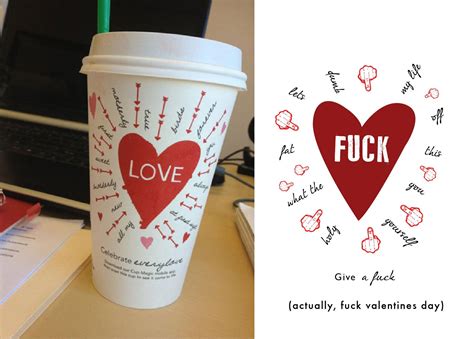 So I Thought The New Starbucks Valentines Cup Needed A Redesign Rfunny