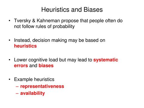 Ppt Decision Making I Heuristics Powerpoint Presentation Free