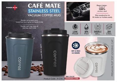 Cafe Mate Stainless Steel Vacuum Coffee Mug For Home At Rs 274piece