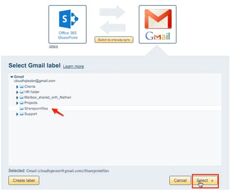 How To Sync Office Sharepoint And Gmail Cloudhq Support