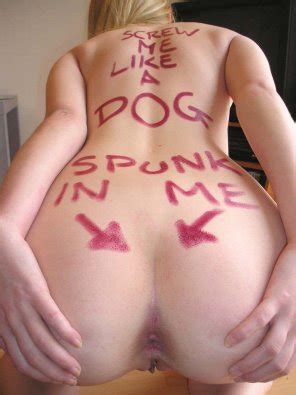 Dirty Juliet Writing On Her Body Porn Pic