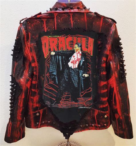 Dracula S Web Jacket From ChadCherryClothing Punk Rock Horror Rock