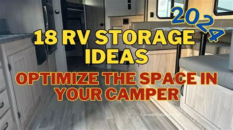 18 Rv Storage Ideas Optimize The Space In Your Camper Camper Outdoor
