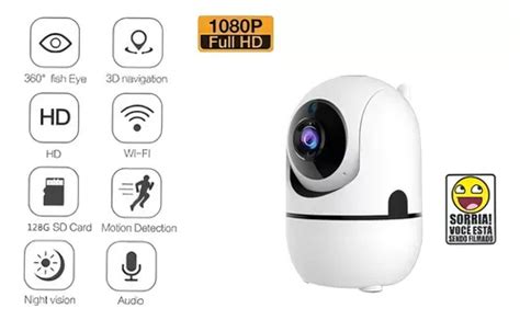 Mini Camera Rob Ip Wifi Hd Onvif Sensor Movimento Automatic Mercadolivre