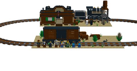 LEGO IDEAS Western Railroad