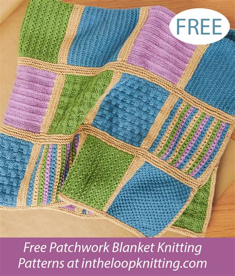 Patchwork Blanket Knitting Patterns In The Loop Knitting