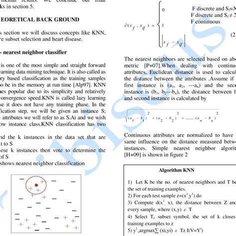 K Nearest Neighbor Classification Download Scientific Diagram