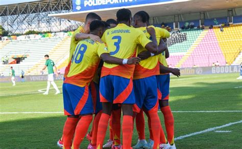 La Tabla De Posiciones Del Sudamericano Sub 20 Tras Triunfo De Colombia