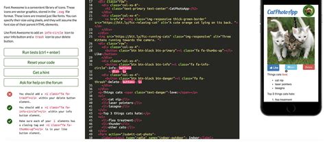 Font Awesome Button Not Displaying Exercise Stuck Html Css The