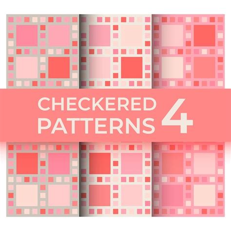 Premium Vector Checkered Patterns 4