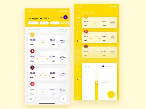 flight app ui free sketch resource sketch elements