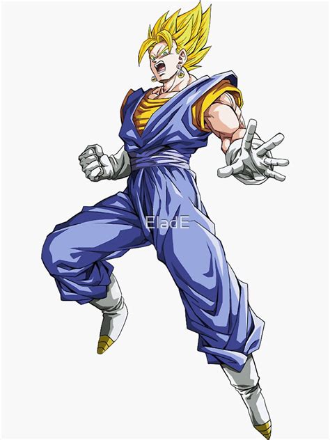Vegito Ssj Sticker For Sale By Elade Redbubble