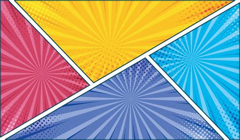 Flat Comic Style Background 11542903 Vector Art At Vecteezy