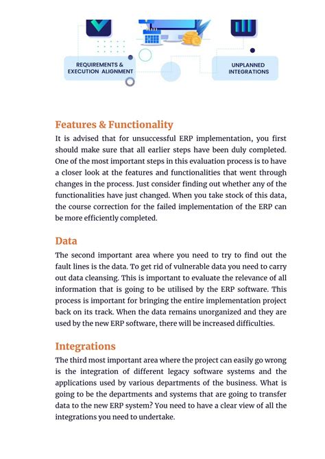 ppt 6 steps to make a failed erp implementation successful powerpoint