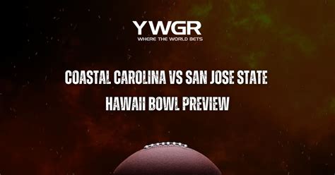 Coastal Carolina Vs San Jose State Hawaii Bowl Preview