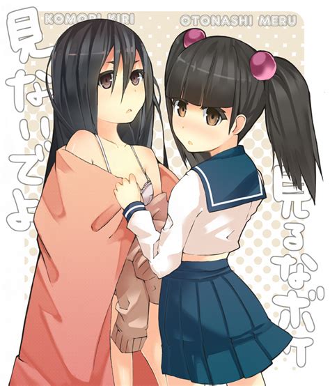 Komori Kiri And Otonashi Meru Sayonara Zetsubou Sensei Drawn By
